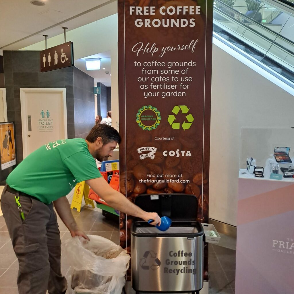 Free Coffee Grounds scheme - The Friary Guildford