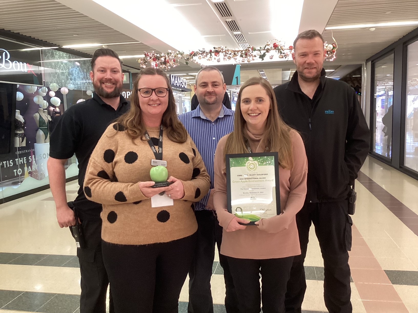 Green Apple Award - The Friary Guildford